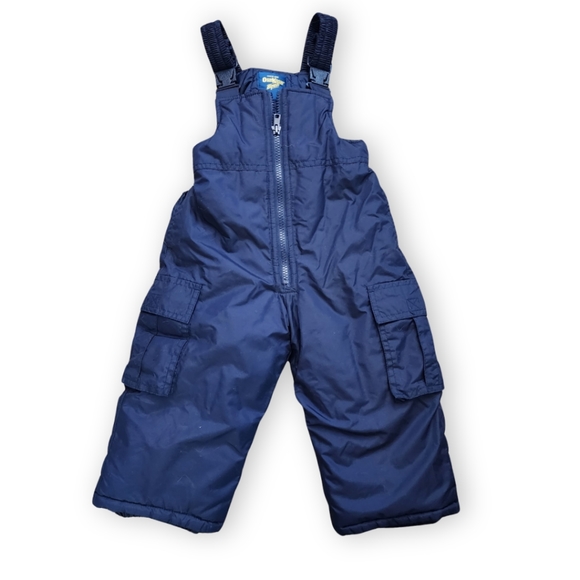 OshKosh B'gosh | Bottoms | Blue Waterproof Puffer Overalls Kids 2t ...